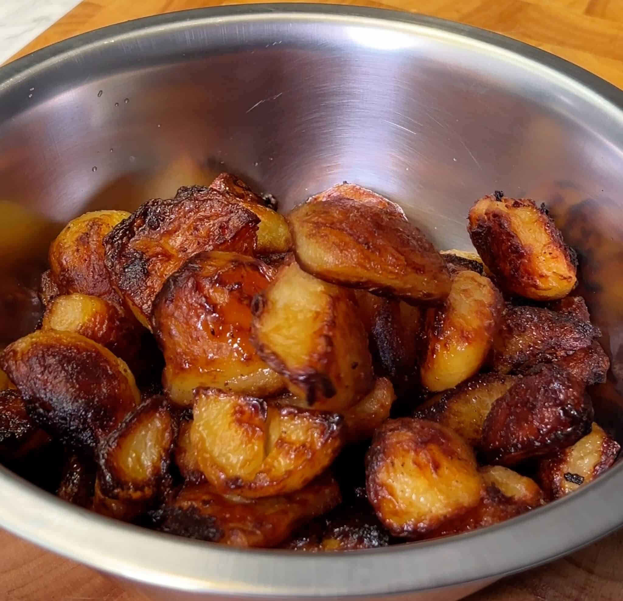 Spicy Roasted Potatoes - A Crispy Vegan Side Dish