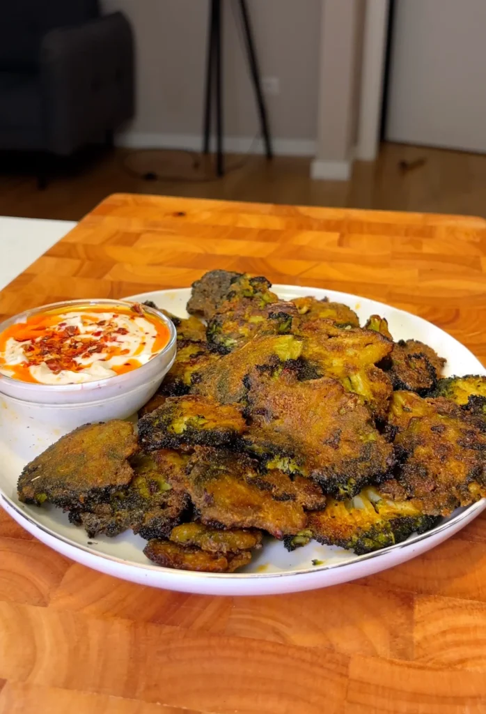 Crispy Smashed Broccoli Chips – A Healthy, Vegan Snack | Dr. Vegan