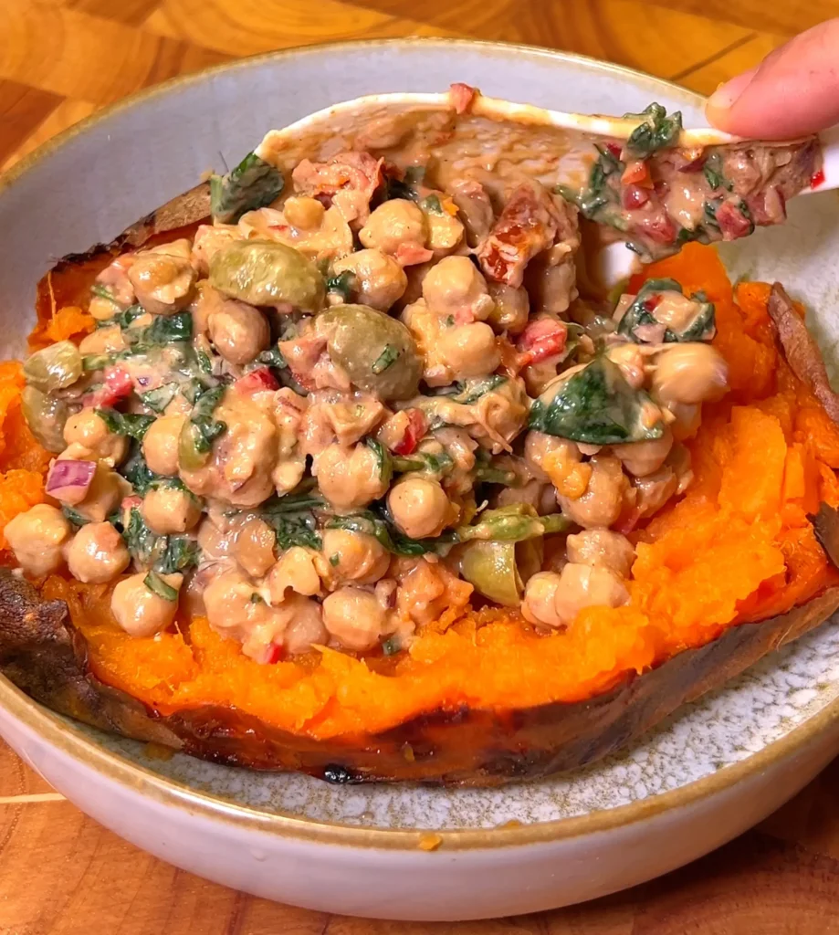 Loaded Baked Sweet Potatoes – Easy Vegan Dinner Idea