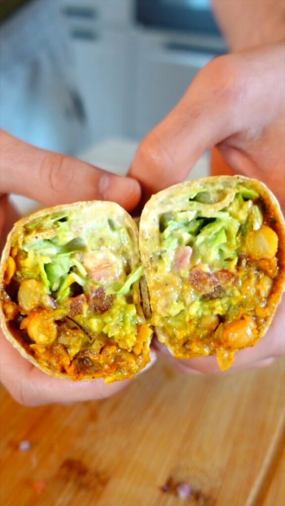 Spicy Chickpea Wrap – Easy & Vegan Wrap Recipe | Dr. Vegan
