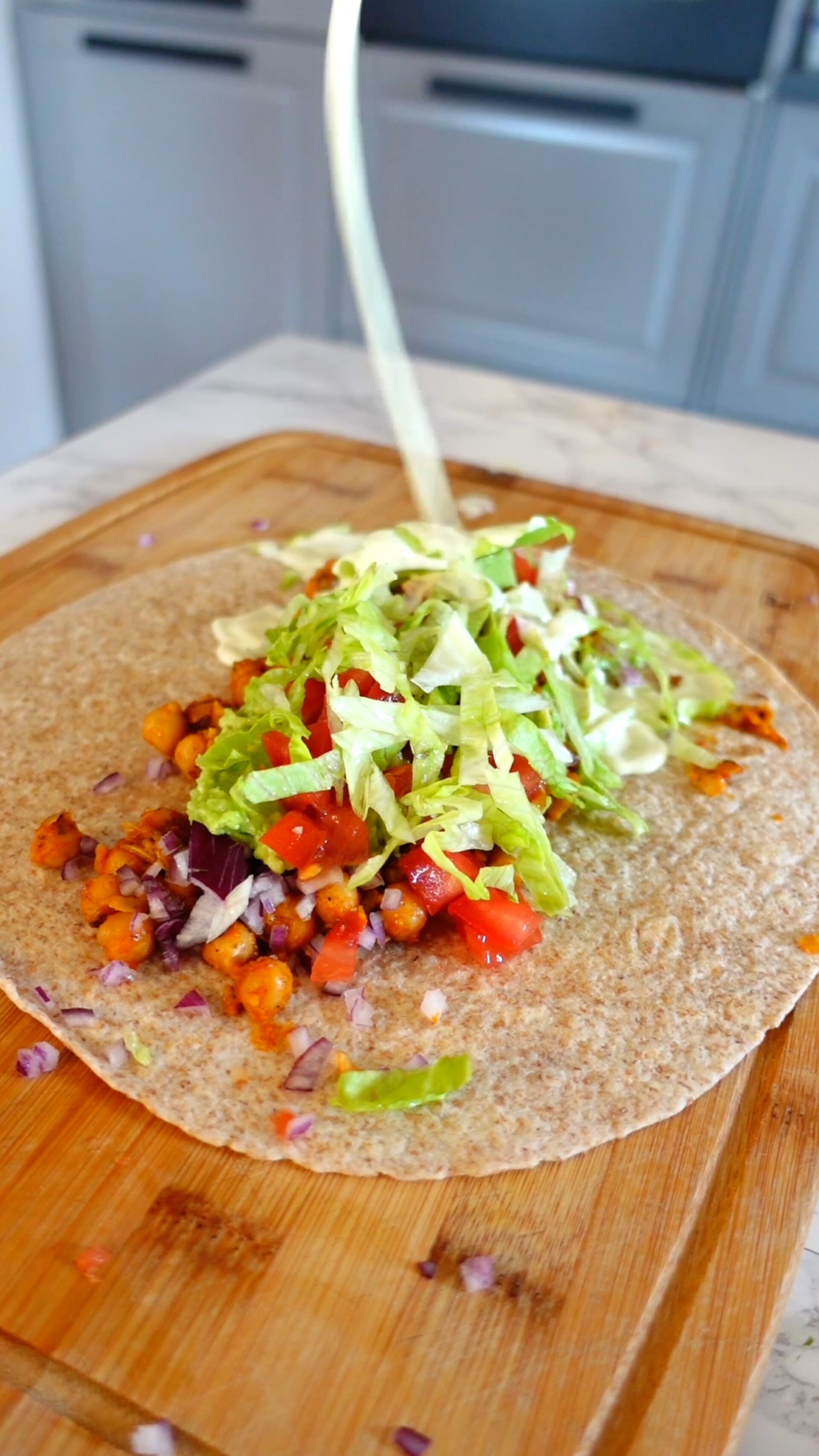 Spicy Chickpea Wrap – Easy & Vegan Wrap Recipe | Dr. Vegan